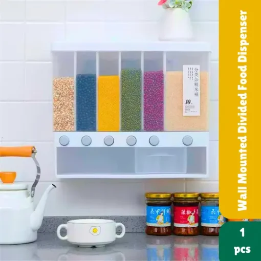 Wall Mounted Divided Food Dispenser (10 KG)